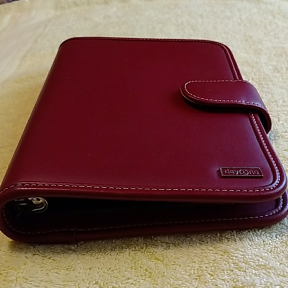 Office | This Is A Maroon Red Day One Planner | Poshmark